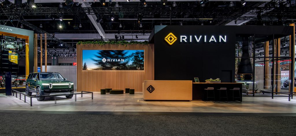 Rivian Auto Show Exhibit | o2 Creative Solutions